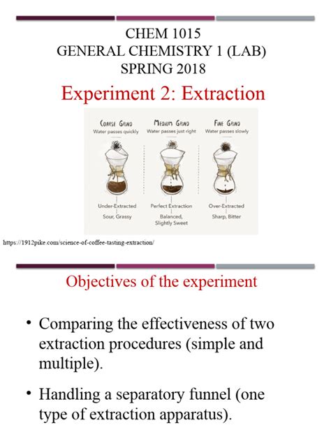 Chem 1015 Lab 2 Extraction Pdf Solubility Materials