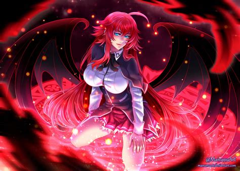 Patreon Fanart Rias Gremory By Manunuart On Deviantart