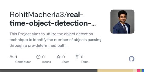Github Rohitmacherla3real Time Object Detection System This Project Aims To Utilize The
