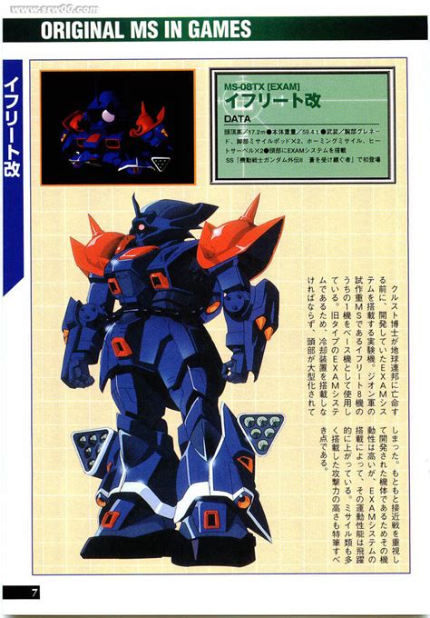 【一曰acg】电击数据收集 机动战士高达 一年战争外传3设定集 Orx 012 高达mk Ⅳ 日版 哔哩哔哩