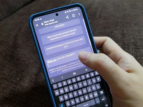 A Person Typing What Can I Do With Chatgp Chatgpt Is An Artificial