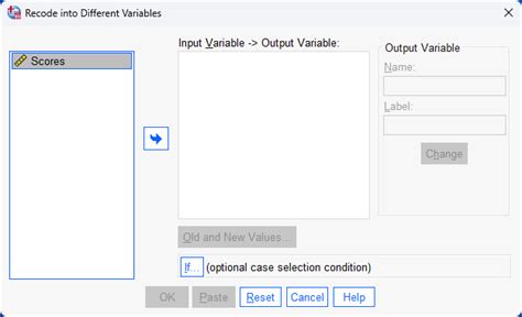 Recoding Variables In Spss Statistics Recoding A Given Range Laerd