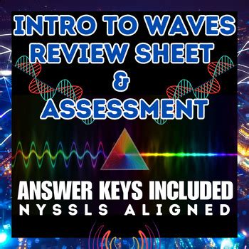 Intro To Waves Review Sheet Full Assessment Pack NYSSLS NGSS
