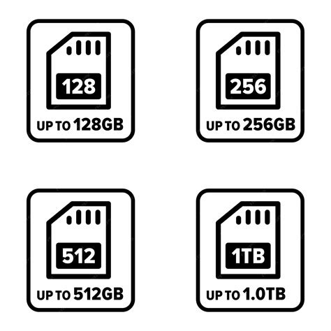Premium Vector Device Storage Capacity Space Information Sign