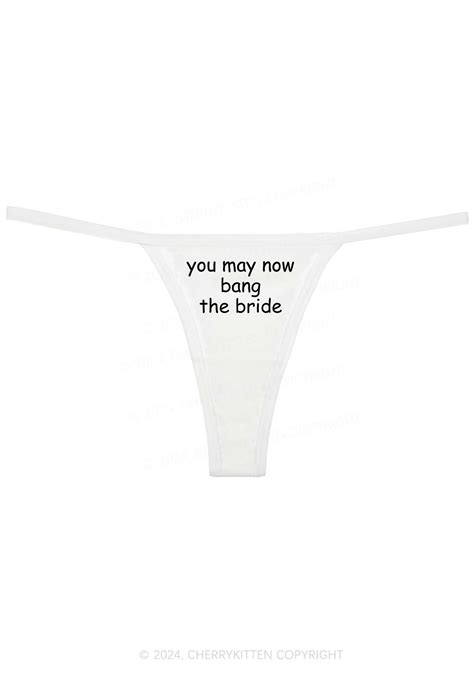 Cherrykitten Bang The Bride Y2k Flat String Thong Cherrykitten For Sale