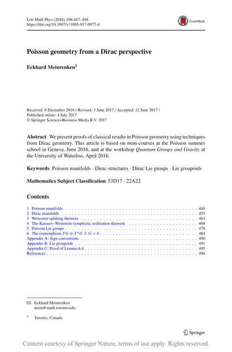 Poisson Geometry From A Dirac Perspective