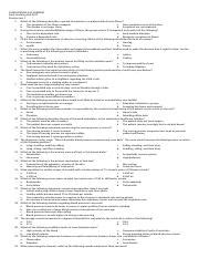 MCNP FUNDAMENTALS OF NURSING FC Test 1 Docx FUNDAMENTALS OF NURSING Final Coaching NLE 2017