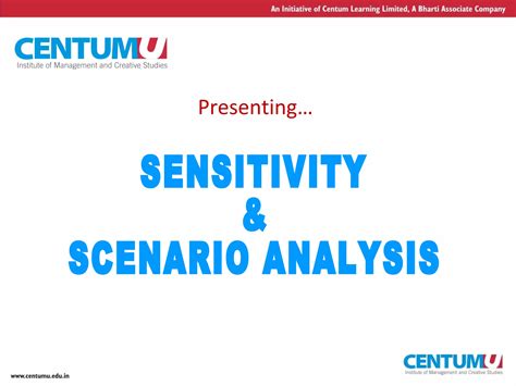 Sensitivity And Scenario Analysis Ppt Stocks And Bonds Personal