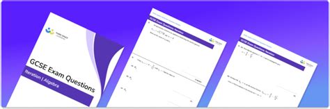 Iteration Exam Questions GCSE Maths FREE