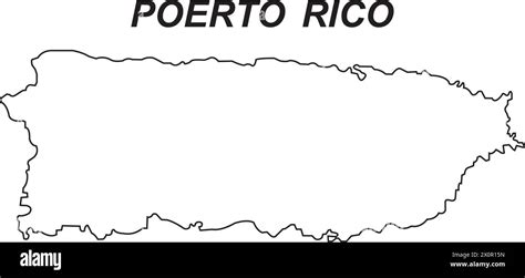 Puerto Rico Map Coloring Page 2025