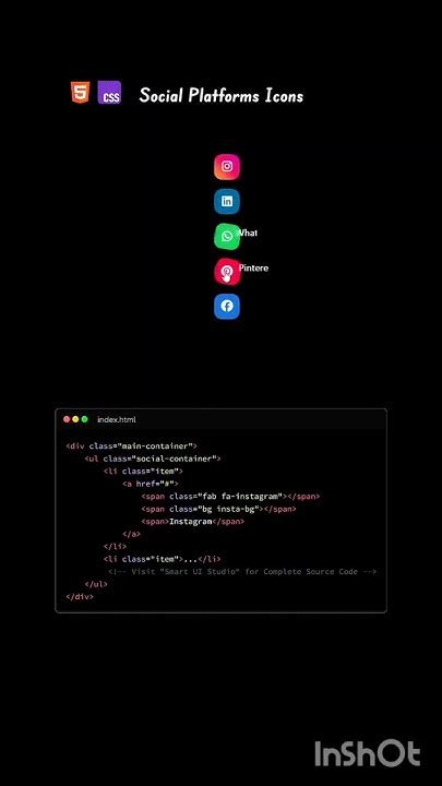 Social Platform Iconscoding Python Frontendcourse Htmlcss Youtube