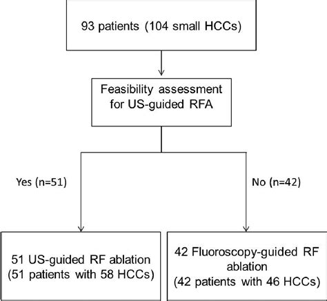 Table 1 From Fluoroscopy Guided Radiofrequency Ablation For Hepatocellular Carcinoma Invisible
