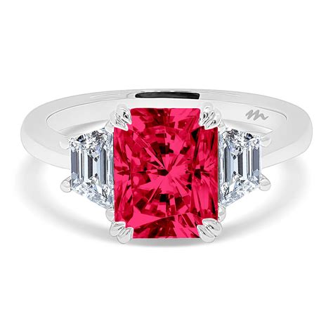 Aubrey Radiant 9x7 Lab Grown Ruby Moi Moi Fine Jewellery