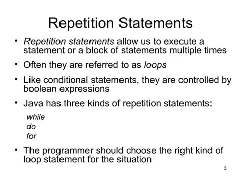 C Programming Looping Statements For Students Ppt