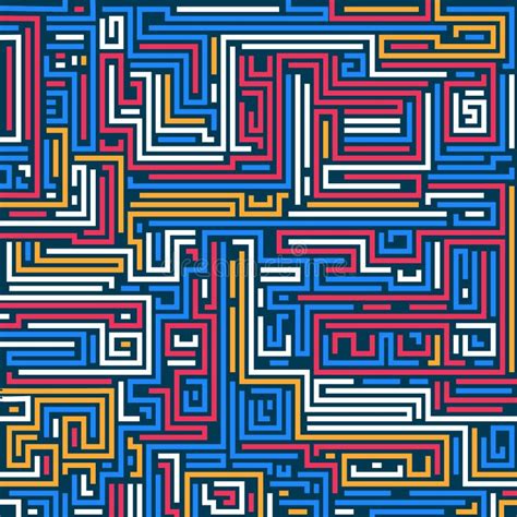 Abstract Geometric Pattern With Lines Stock Vector Illustration Of Modern Space 161418843