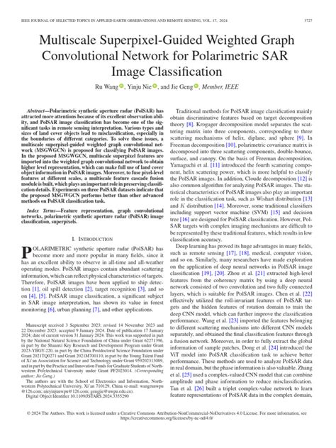 Multiscale Superpixel Guided Weighted Graph Convolutional Network For Polarimetric Sar Image