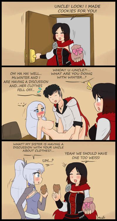 Post Qrow Branwen Ruby Rose Rwby Weiss Schnee Winter Schnee Zronku