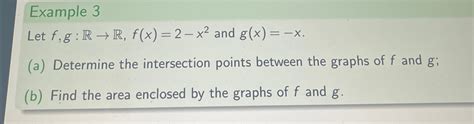 Solved Example Let F G RR F X X And G X X A Chegg Com
