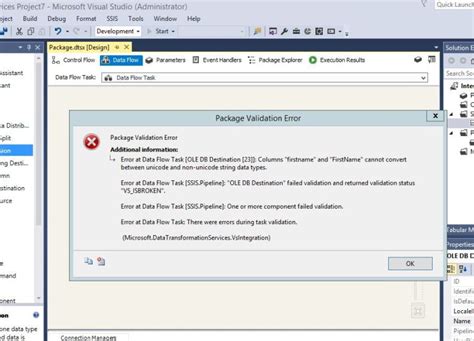 Ssis Cannot Convert Between Unicode And Non Unicode String Data Types