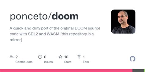 GitHub Ponceto Doom A Quick And Dirty Port Of The Original DOOM Source Code With SDL And