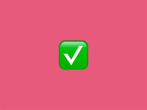 Checkbox Emojis Usage Copy And Paste Emojisprout