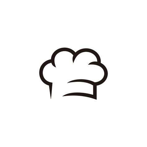 Chef Hat Cloud Line Icon Outline Vector Sign Linear Style Pictogram Isolated On White Cuisine