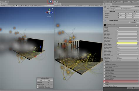 修改粒子系统的重力、颜色、大小和生命周期 Unity Learn