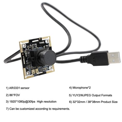 Oem 3mp Pixels Sensor Ar0331 100db 30fps Audio Wide Dynamic Cmos Usb2 0 Mini Camera Buy Imx291