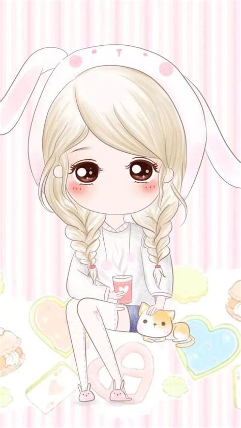 Cute Korean Girl Anime Wallpapers Wallpaper Cave