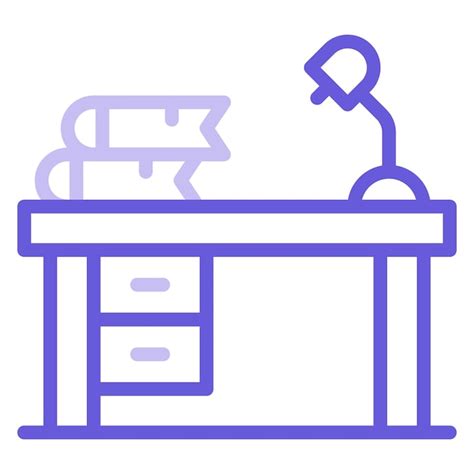 Premium Vector Study Table Vector Illustration Premium Vector Study Table Vector Illustration