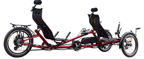 Tandem Recumbent Trike Tricycle Mobility X