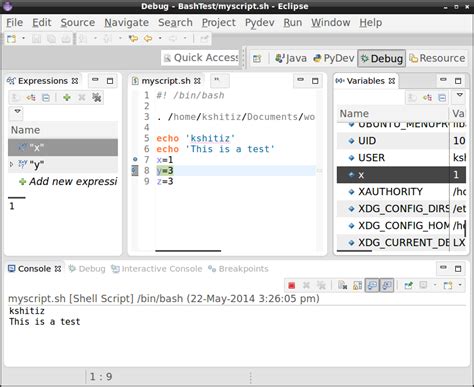 Bash Is There A GUI Debugger For Shell Scripts Unix Linux Stack Exchange