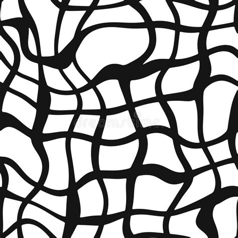 Delicate White Chaotic Square Dots On Black Background Seamless Pattern