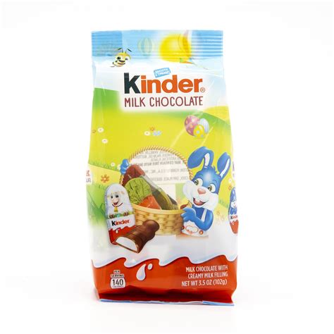 Kinder Milk Chocolate Easter Candy With Creamy Milk Filling European