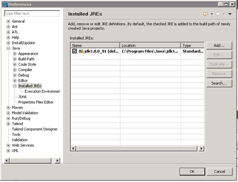 Java Build Option Is Not Working In Talend Job Stack Overflow