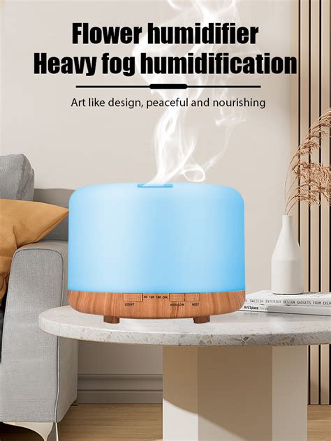 High Quality Energy Efficient Wood Grain Aroma Diffuser Peaceful