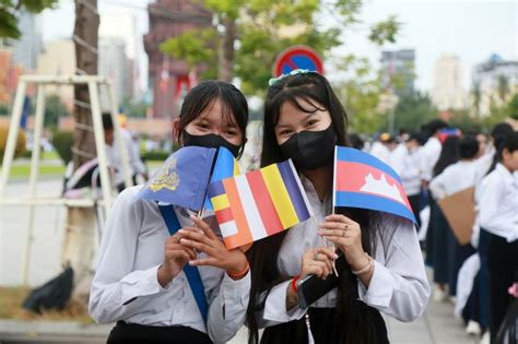 កម្ពុជាប្រារព្ធទិវាបុណ្យឯករាជ្យជាតិ ខួបលើកទី៧០ ៩ វិច្ឆិកា ១៩៥៣ ៩ វិច្ឆិកា ២០២៣ ។ រូបថត ហេង