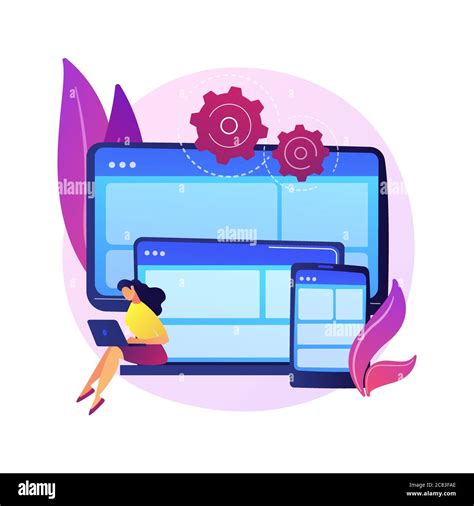 Website Building Vector Concept Metaphor Stock Vector Image And Art Alamy