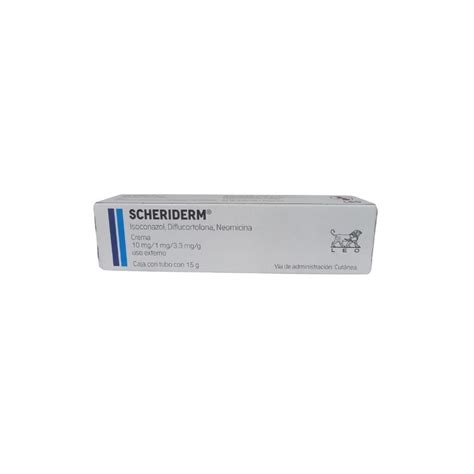Scheriderm Isoconazol Diflucortolona Neomicina 15g Crema