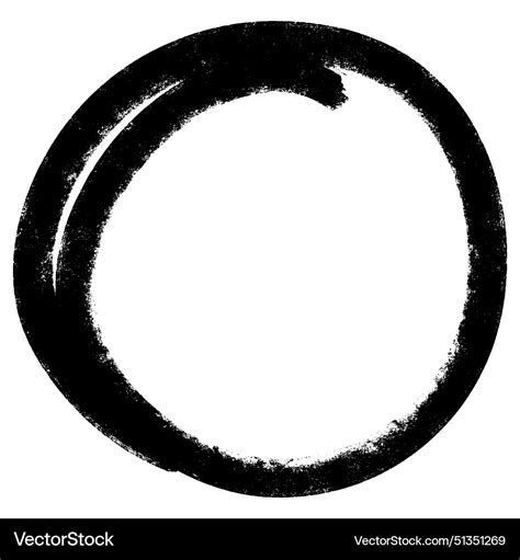 Cartoon Circle Doodle Royalty Free Vector Image