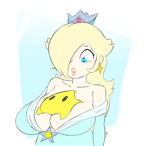 Lickagoat Luma Mario Rosalina Mario Series Nintendo Super Mario Galaxy Absurdres