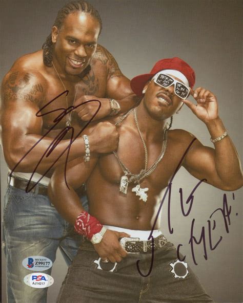Jtg And Shad Gaspard Signed Wwe 8x10 Photo Beckett And Psa Pristine Auction