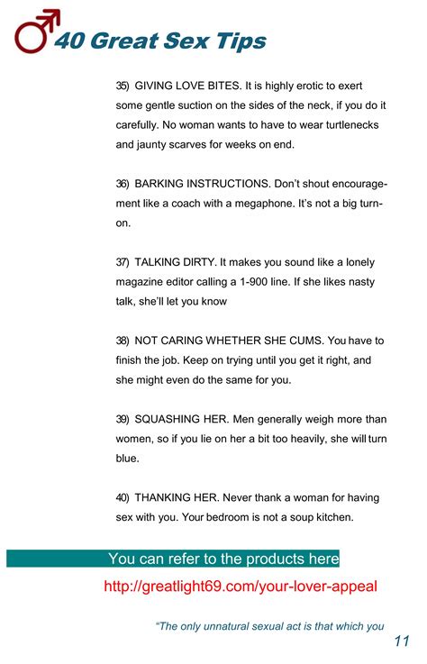 Great Sex Tip Pdf