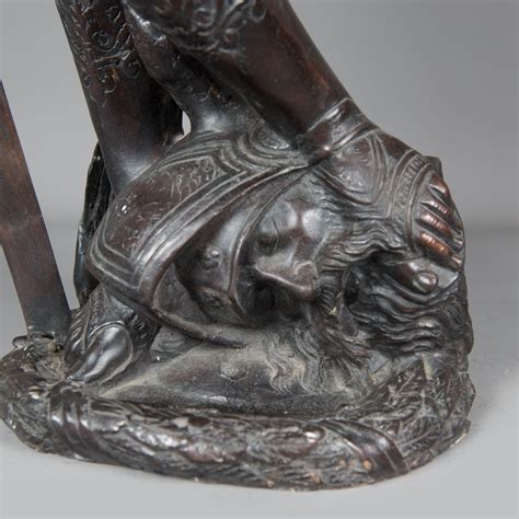 Donatello David With The Head Of Goliath 19th Century Mutualart
