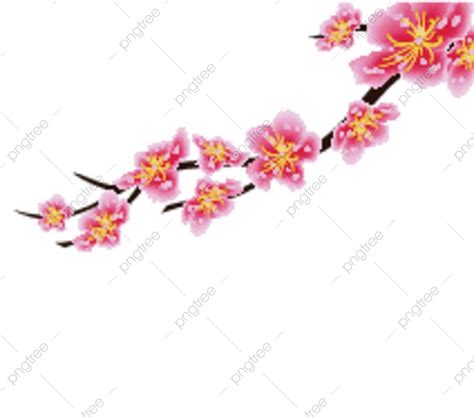 Sakura Flower Vector Hd Images Sakura Flowers Background Vector Flower Vector Asia Japanese