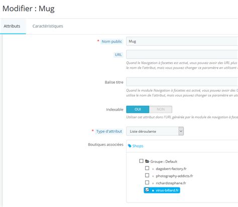 Attributes And Categories Bug In Multishop · Issue 15073 · Prestashop