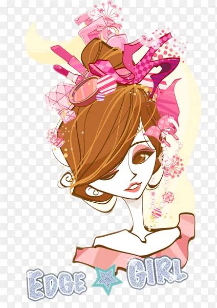 卡通时尚女孩png图片素材下载 图片编号ykrxjmlq 免抠素材网