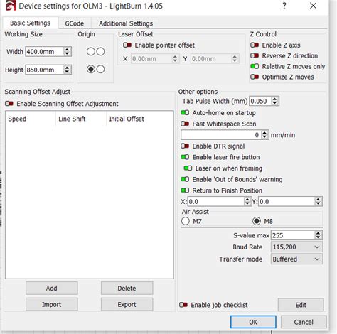 Alarm 2 G Code Motion Target Exceeds Machine Travel After 380mm Mark Grbl Lightburn