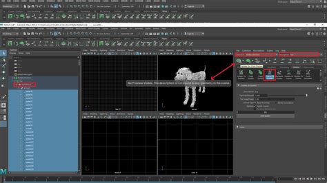 xgen can t bind geometry to description also can t find description