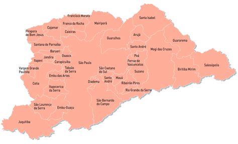 Mapa Regiao Metropolitana De Sao Paulo Fdplearn
